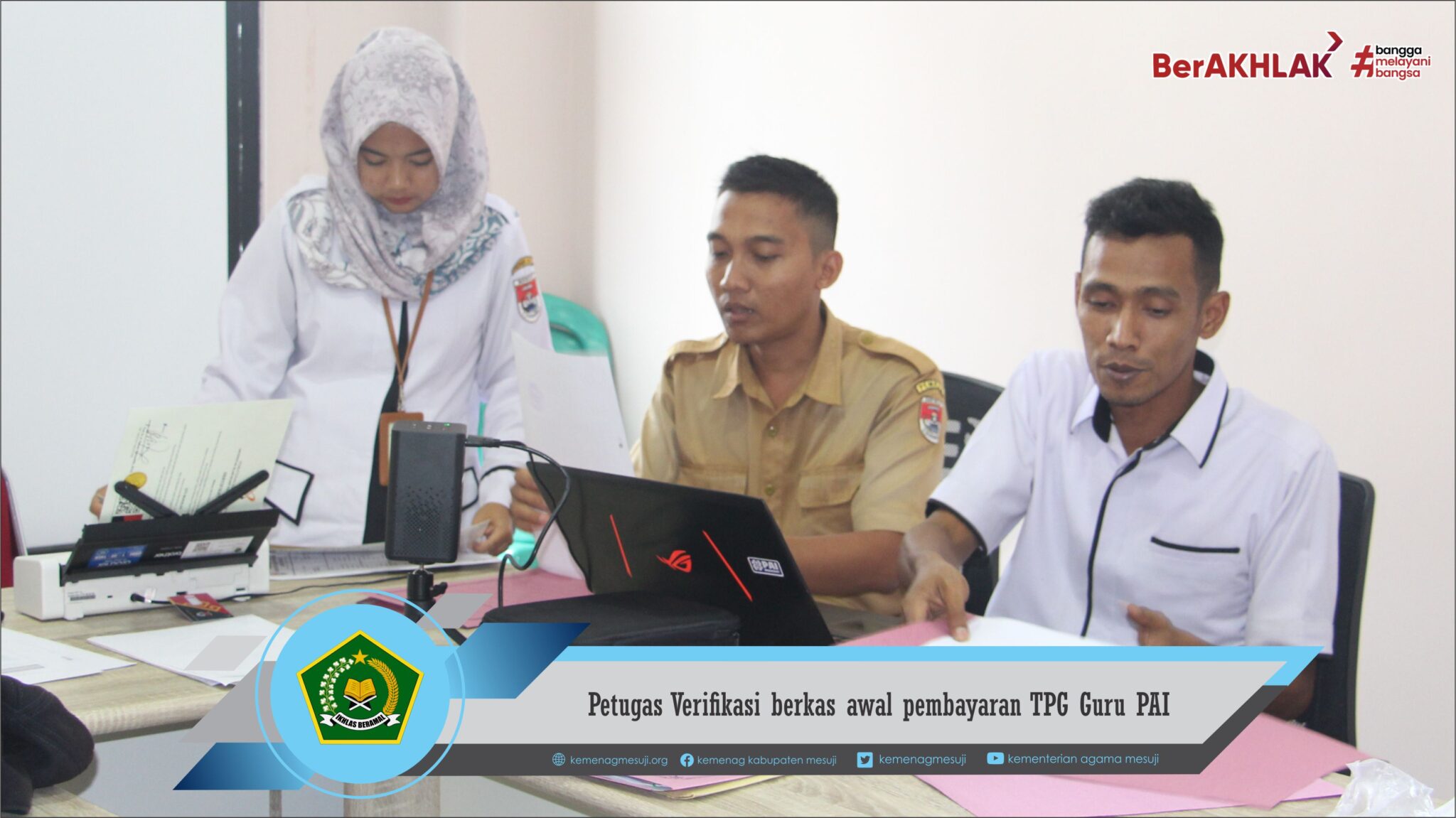 sosialisasi juknis TPG PAI tahun 2023 dan verifikasi berkas awal pembayaran TPG guru PAI, oleh ...