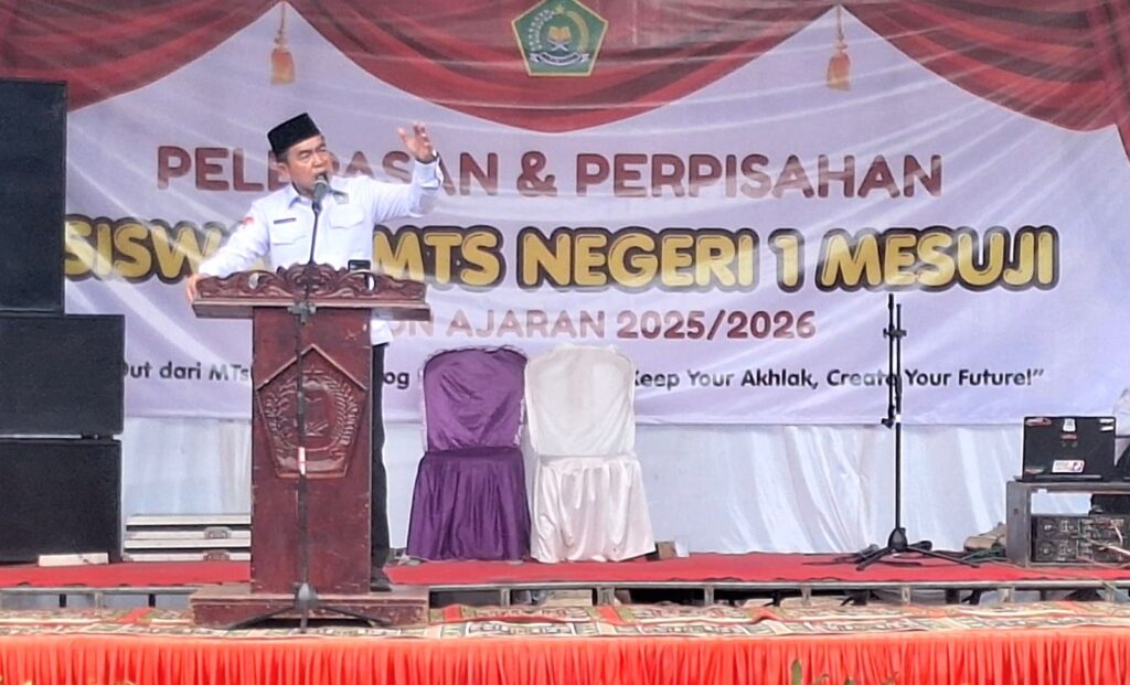 Pelepasan Siswa MTsN 1 Mesuji, Kakan Kemenag Mesuji: Ilmu yang Tinggi ...